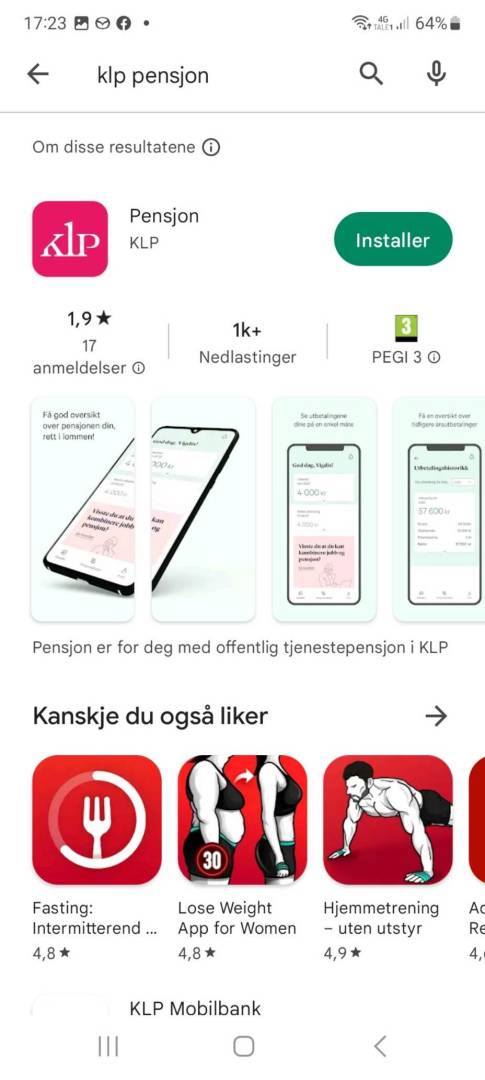 Slik laster du ned viktige apper på Android-telefonen din - KLP.no Slik laster du ned viktige apper på Android-telefonen din - KLP.no